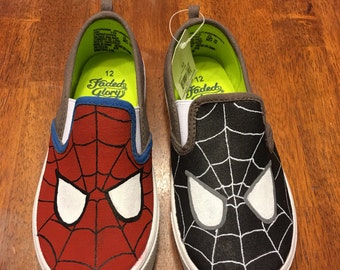Spiderman shoes | Etsy
