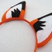 Fox Ears Fox Headband Animal Ears Fox by herflyinghorses