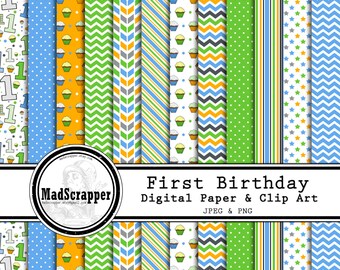 Digital Scrapbook Paper Graduation Day Black White Gold 12