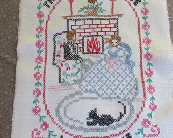 Colonial sampler | Etsy