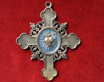 Unique flaming cross related items | Etsy