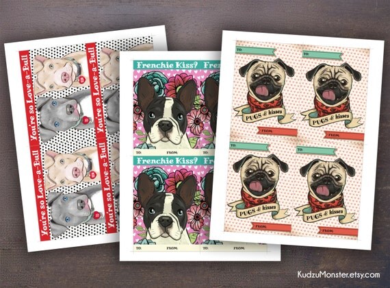 INSTANT DOWNLOAD Printable Classroom Dog by KudzuMonster on Etsy