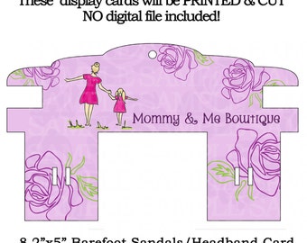 Barefoot sandal card | Etsy