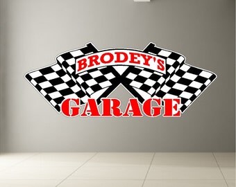 Garage wall decals | Etsy