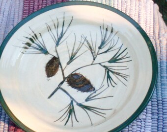 Pine cone plate | Etsy