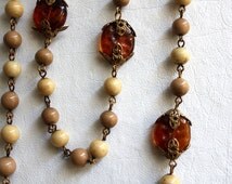 Unique amber colored stone related items | Etsy