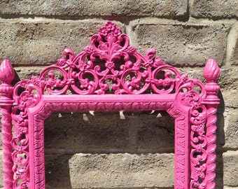 Unique hot pink frame related items | Etsy