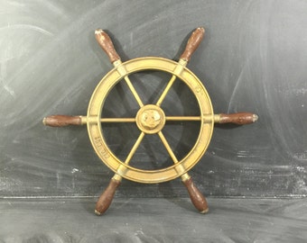 Wooden ship wheel | Etsy