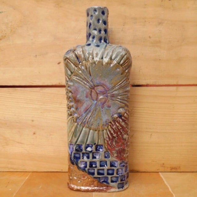 Highly Textured Hand Built Ceramics by JillyBeanPottery on Etsy
