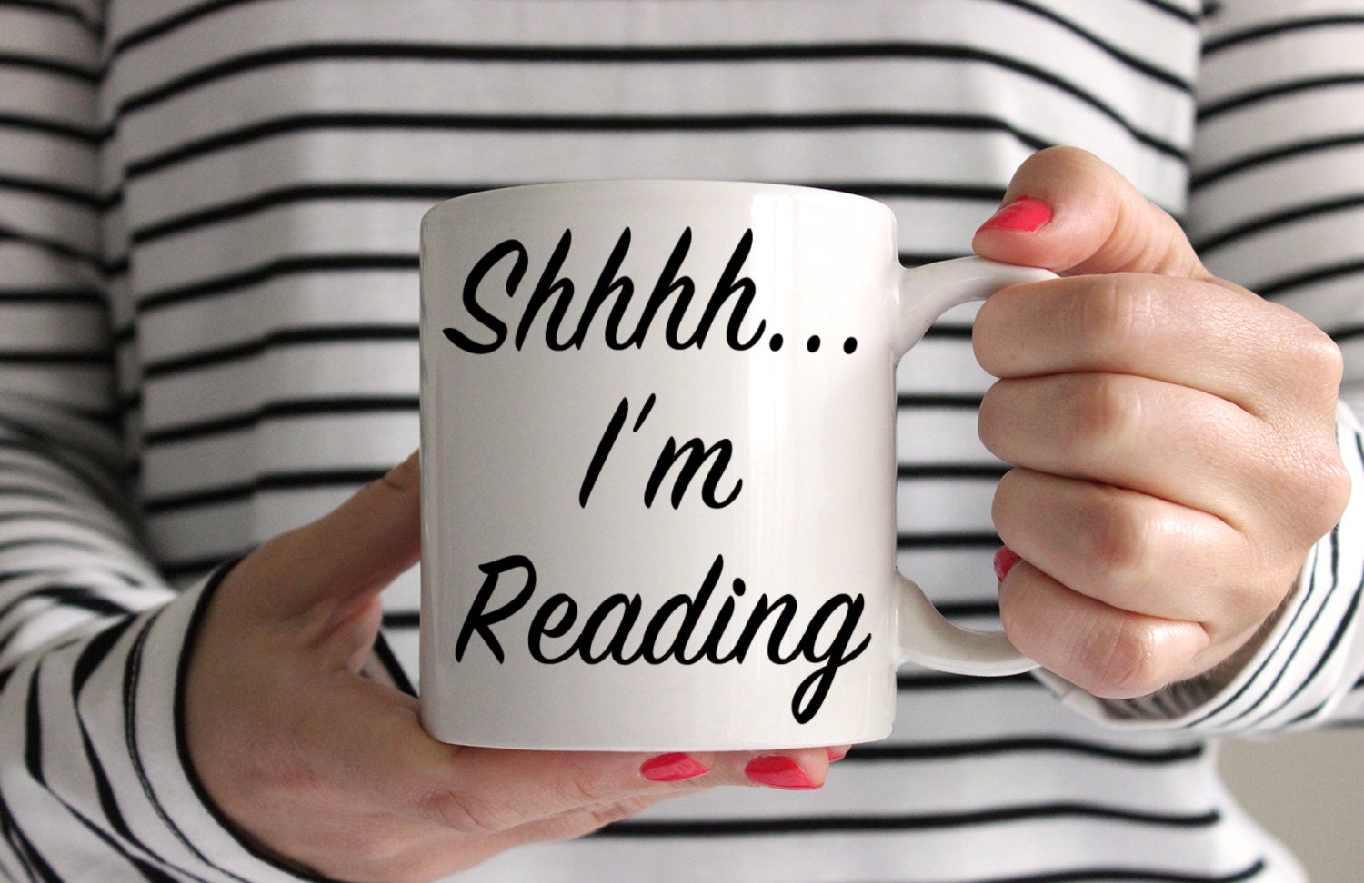Shhhh....I'm Reading Mug. The perfect gift for the book