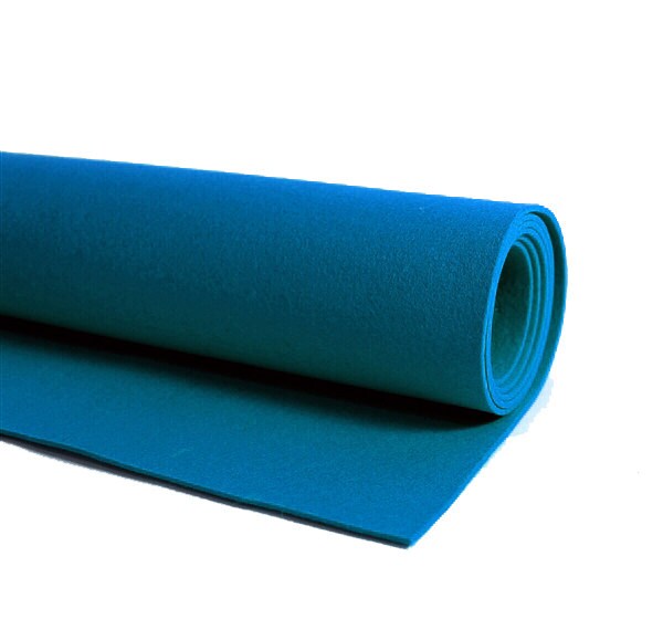 Thick Wool Felt 3mm 9 X 18 100% Wool Felt AZURE by TheFeltPod