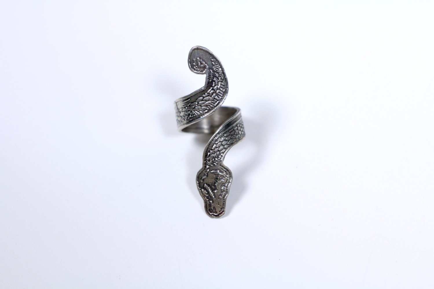 The Serpent Ring // adjustable statement snake ring in by ModEvil