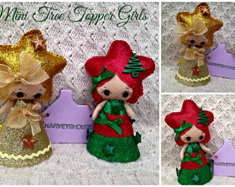 Felt tree topper | Etsy