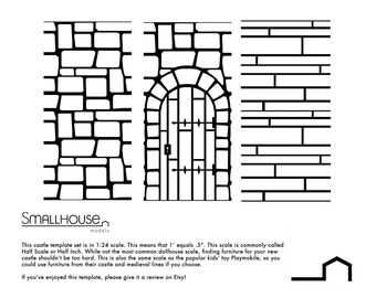 Items similar to 1:12 Scale - Custom Fantasy Miniature Castle - Large ...