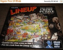 Unique police lineup related items | Etsy