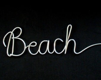 Coastal word art | Etsy