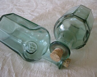 Octagon bottles | Etsy