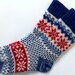 Classic Scandinavian Wool Socks with patterns. Women and by Junman