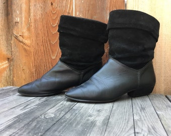 Fold over boots | Etsy