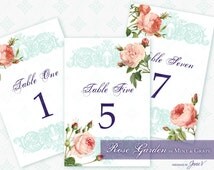 Unique garden table numbers related items | Etsy