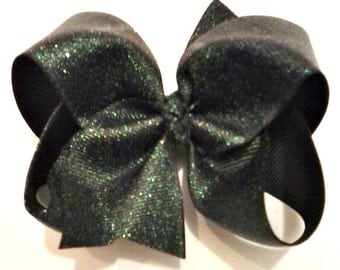 Double Ruffle Bow White Hair Bow Ruffle by CCSBOWTIQUE2010