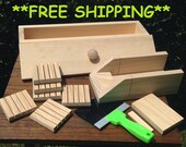 Wood Soap Molds Cutters Dishes & Craft Show by CedarMountainCrafts