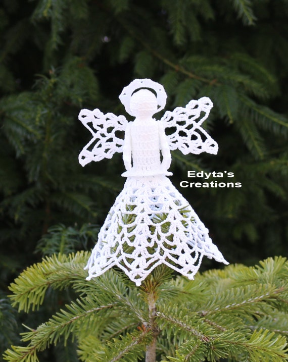 Crochet Angel Christmas Tree Topper