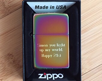 Unique engraved zippo related items | Etsy