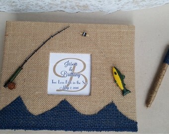 Fish guest book | Etsy