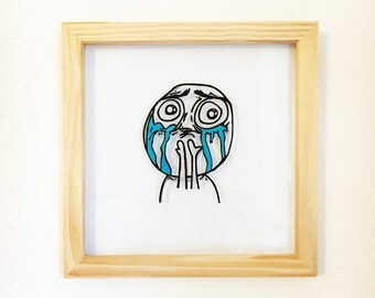 Meme picture frame | Etsy