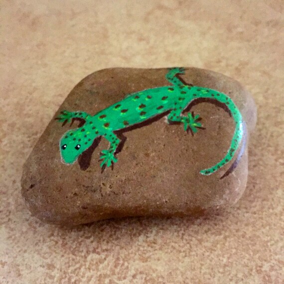 Lizard Rock Painting Rock Art 3D Painting Stone Painting