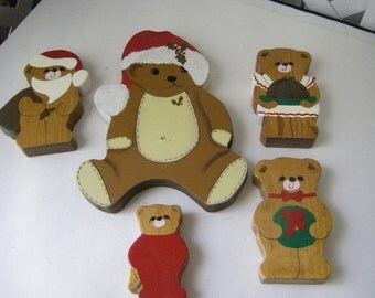 Teddy bear cut out | Etsy