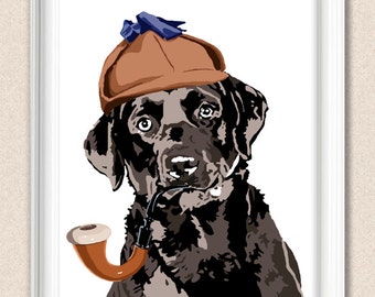 Sherlock holmes dog | Etsy