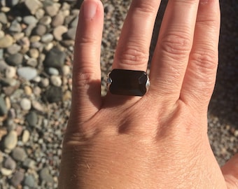 Vintage onyx ring | Etsy