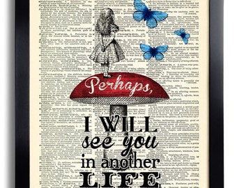 Alice in Wonderland Wall Art Every Adventure by PrintsVariete