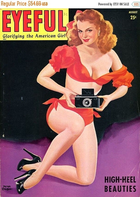 ON SALE NOW Eyeful Magazine 1946 Cover by Peter by Girlography