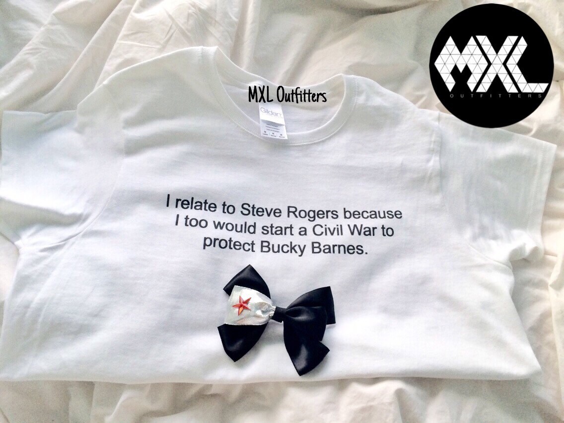 I relate to Steve Rogers/Protect Bucky Barnes T-Shirt