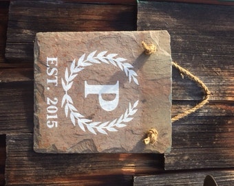 Slate welcome sign | Etsy