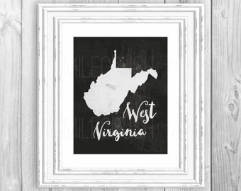 West virginia sign | Etsy