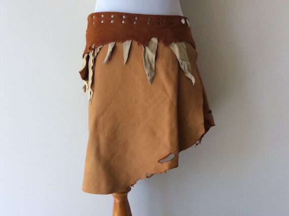 Items similar to Reduced Price> Deerskin Leather Wrap Skirt Post ... Items similar to Reduced Price> Deerskin Leather Wrap Skirt Post ...