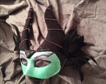 Popular items for maleficent mask on Etsy