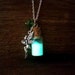 Glow in the Dark Fairy Necklace Glowing Tinkerbell Necklace