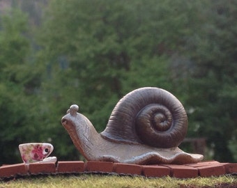 Fairy garden snails | Etsy