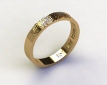 Unique fingerprint jewelry related items | Etsy