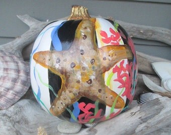 Coastal pumpkins | Etsy