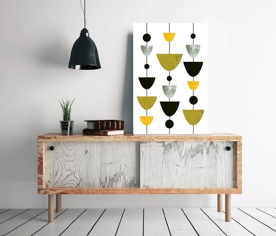 Scandinavian Poster Modern Mid-Century Art by DreamPrintDesigns
