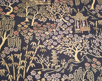 Pagoda fabric | Etsy