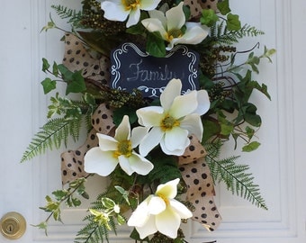 Magnolia swag | Etsy