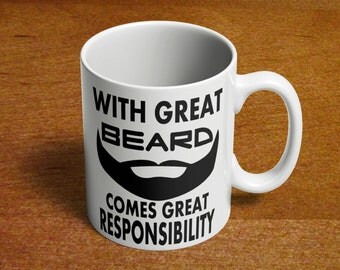 Unique beard mug related items | Etsy