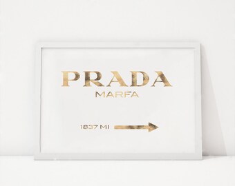 Prada marfa | Etsy